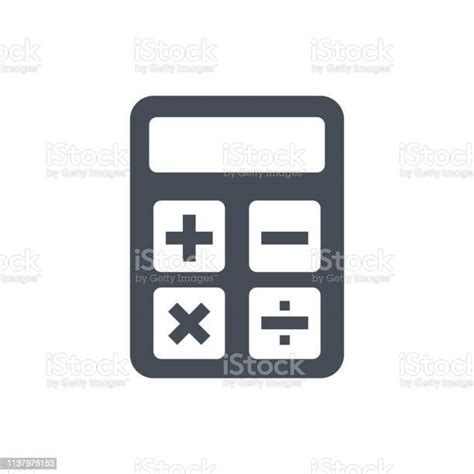 계산기 아이콘입니다 계정 기호입니다 금융 기호 계산스톡 벡터 계산기에 대한 스톡 벡터 아트 및 기타 이미지 계산기 아이콘 수학 Istock