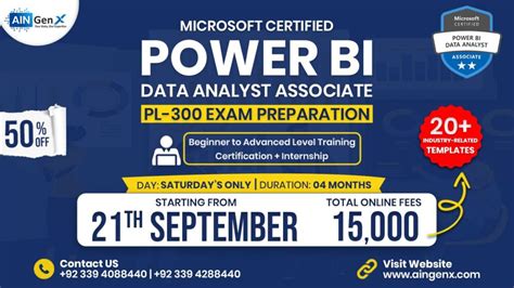 Power Bi Data Analyst Associate Ain Genx