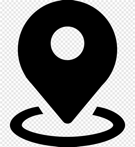 แผนที่ไอคอนคอมพิวเตอร์แผนที่ ฐาน 64 ดำและขาว Png Pngegg