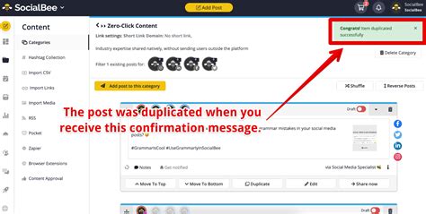 How Do I Duplicate A Post Socialbee Help Documentation