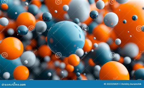 for a presentation slide shiny 3d blobs represent data points and