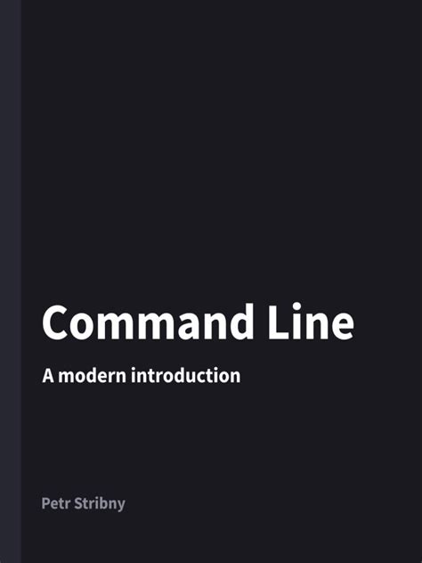 command line modern introduction 2021 12 pdf command line interface