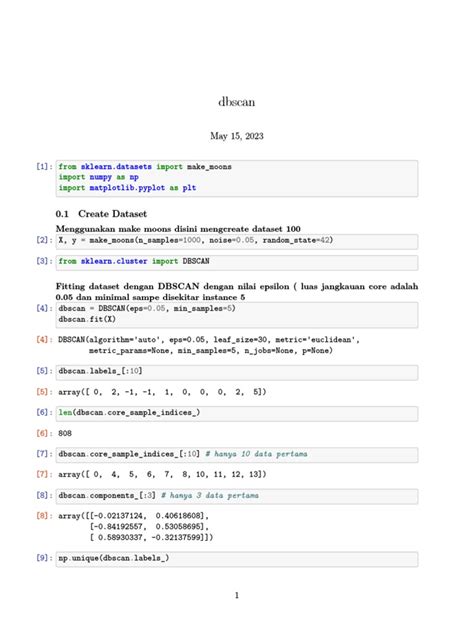 Dbscan Pdf Computer Programming