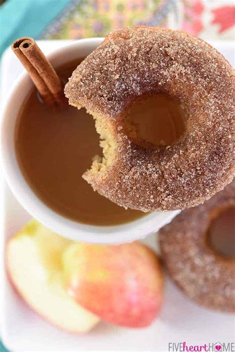 Delectable Baked Apple Cider Donuts • Fivehearthome