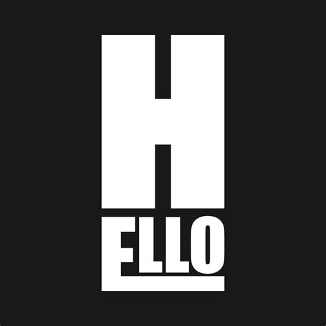 Hello Typography Design 15362797 Vector Art At Vecteezy