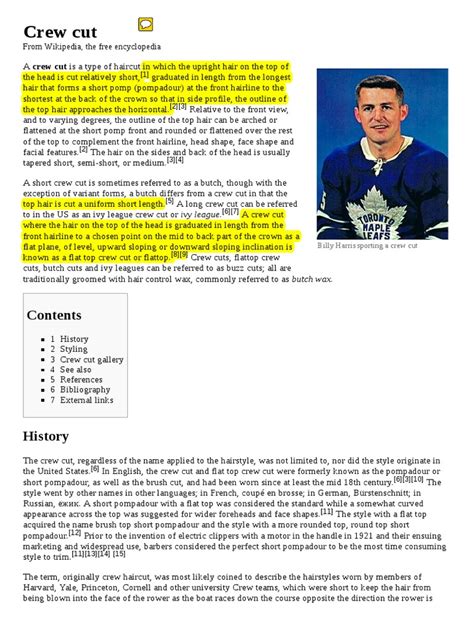 Crew Cut Aka Gi Cut Pdf Beauty Human Head And Neck