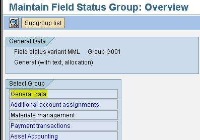 SAP FICO MODULE LEARNING Define Field Status Variant And Field Status Group