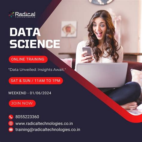 Radical Technologies India On Linkedin Data Science Online Project Oriented Training On 01st
