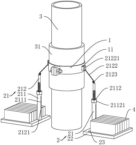 一种可重复使用的塑料检查井用抗浮装置的制作方法