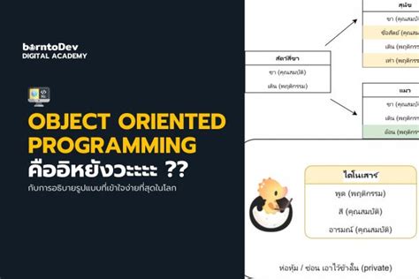 Object Oriented Programming Archives Borntodev เริ่มต้นเรียน เขียน