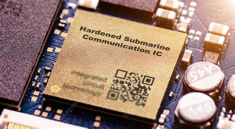 Hardened Submarine Communication Microchip Stock Image F044 7532 Science Photo Library