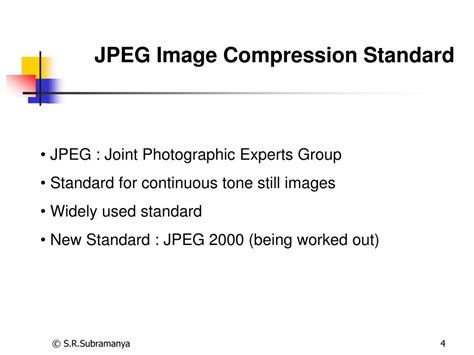ppt jpeg image compression standard powerpoint presentation free