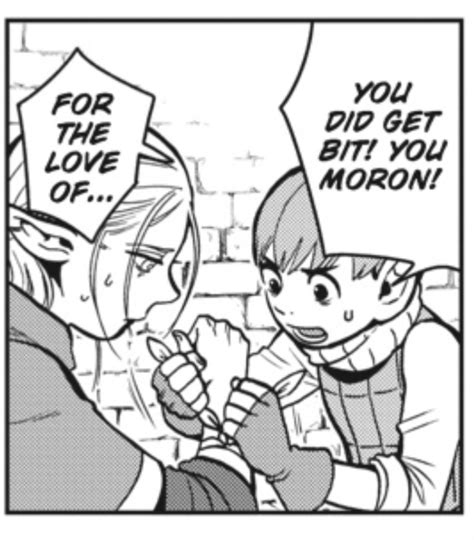 Marcille And Chilchuck Moments I Love Chil Is Such A Dick Sometimes He Deserved To Be Shoved
