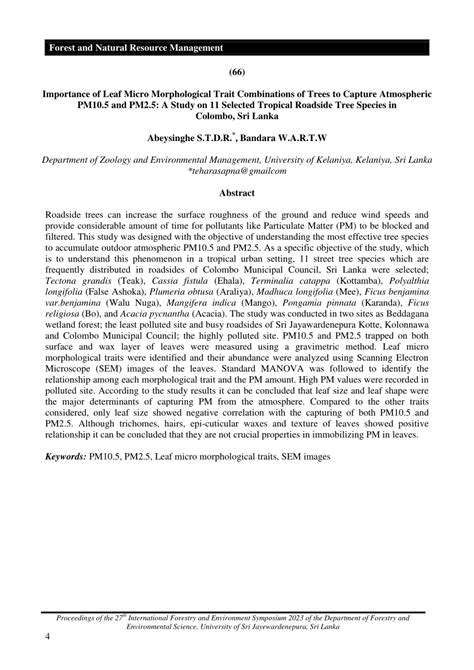 pdf importance of leaf micro morphological trait combinations of