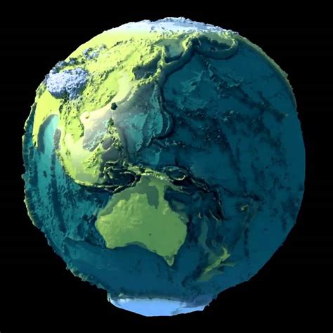 3d earth animation