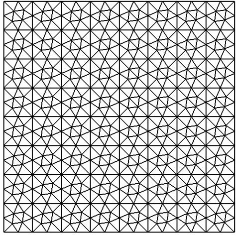First And Third Mesh Used In The Numerical Examples Download Scientific Diagram