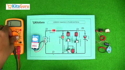 Capacitors In Series And Parallel Kitsguru Experiment On Series And