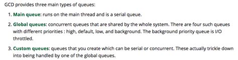 Ios Why Quality Of Service Set To Background Runs In Main Thread Stack Overflow
