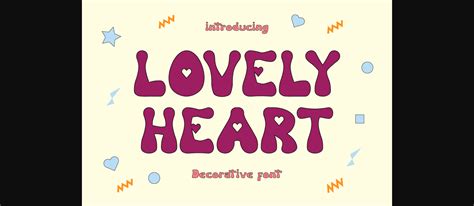 Lovely Heart Font Font Canyon