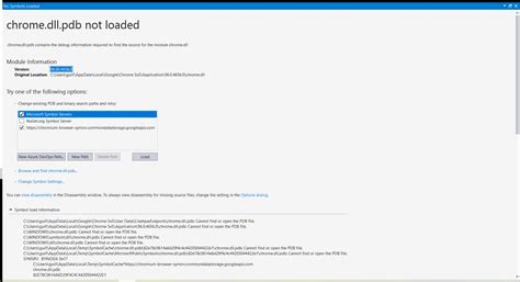 Where To Find Chromedllpdb For Official Builds