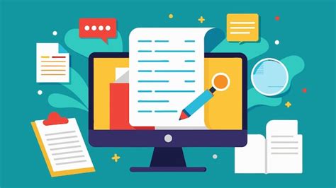 Ocr 광학 문자 인식 소프트웨어를 사용하여 손으로 쓰여진 역사 문서를 복사합니다 프리미엄 Ai 생성 벡터