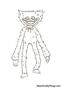 How To Draw Huggy Wuggy Step By Step