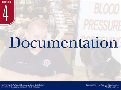 Chapter 4 Documentation Prehospital Emergency Care Pptx