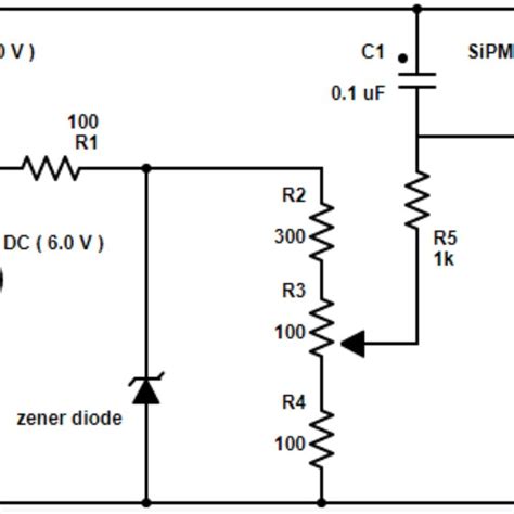 Sipm Circuit We Added An Offset Circuit To The Sipm Circuit Download
