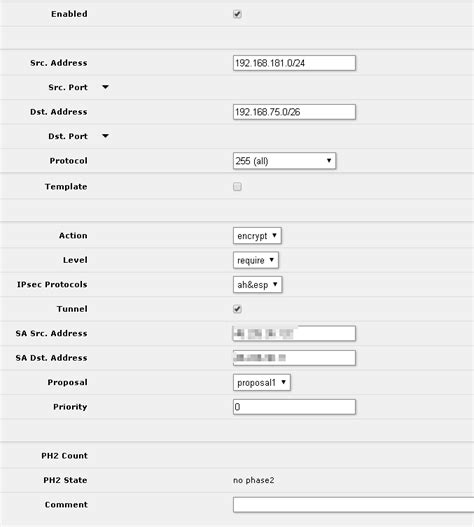 Ipsec Site To Site Tunnel Between Mirkotik And Xg105 Failing Second Phase