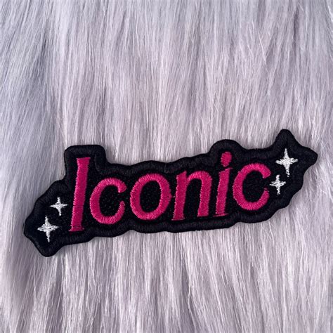 Iconic Patch Sparkle Patch Sassy Patch Girly Patch Iron On Patch Patches For Hat T