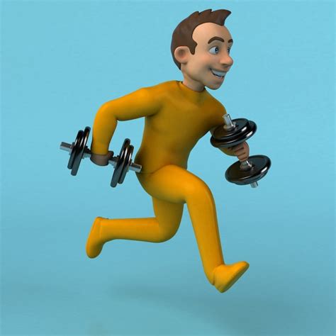 Premium Photo Fun Yellow Man