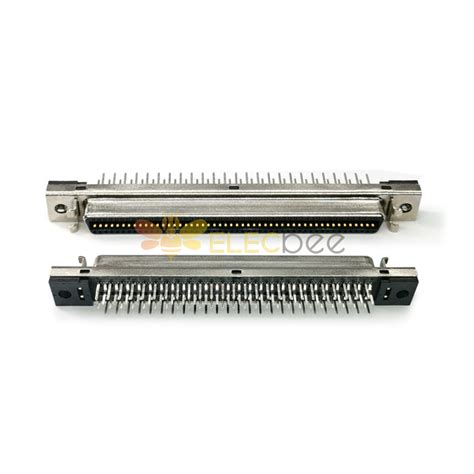 Scsi Connector 100pin Cn Type Straight Female Dip Type Pcb Mount