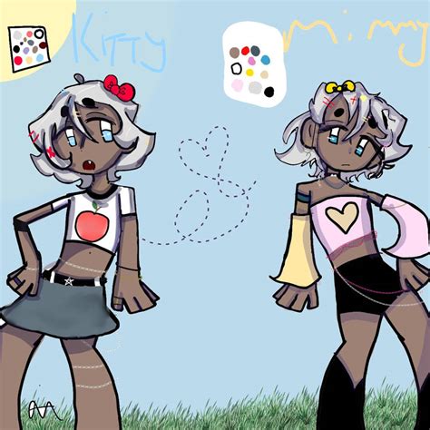 Hello Kitty And Mimmy Themed Designs By Beew0w On Deviantart