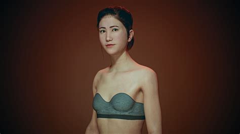 Hana Realistic Female Character Unreal Maya With Hair 3d Model Cgtrader