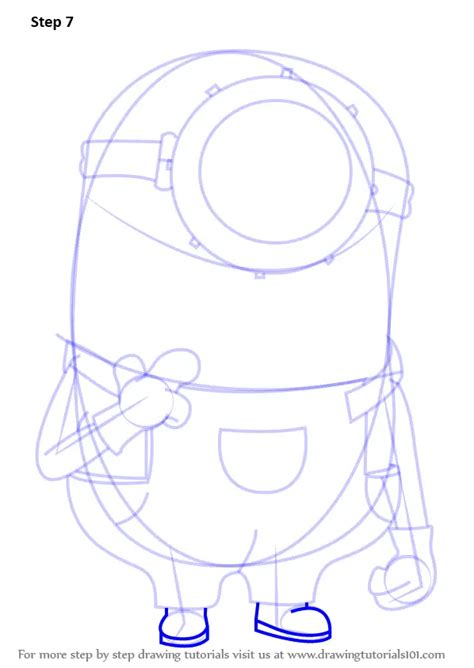 How To Draw Stuart From Minions Minions Step By Step DrawingTutorials101 Com