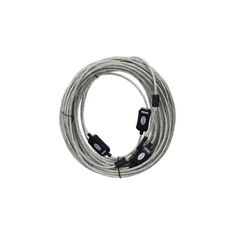 Удлинительный активный кабель адаптер Vcom Usb 2 0 Repeater Am Af 25м Vus7049 25m выгодная