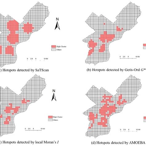 The Hotspot Detection Result Of Real Crime Data Download Scientific Diagram