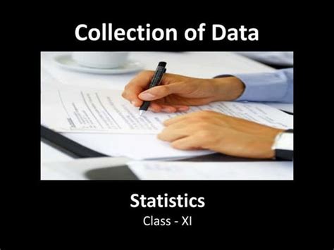 Statistics For Class Xi Cbse Ppt