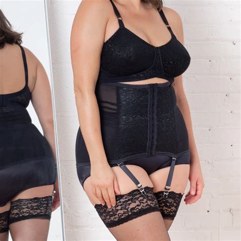 Waist Trainer Girdle With Garters Firm Shaping