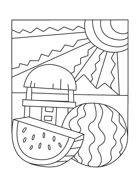 דפי צביעה להורדה אבטיח אמוס ישראל עבודות יצירה יצירות לקיץ חימר קל מלאכת יד