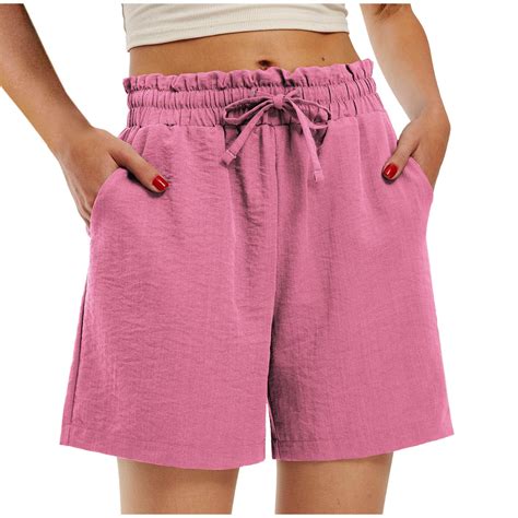 Ankola Shorts For Women High Waisted Drawstring Beach Short Pants