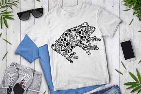 Frog Mandala Svg Cut Files Frog Mandala Clipart By Doodle Cloud