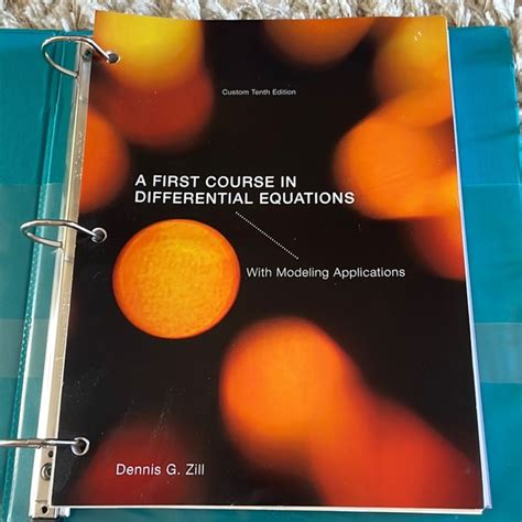 Other A First Course In Differential Equations With Modeling Applications 1th Edition Poshmark