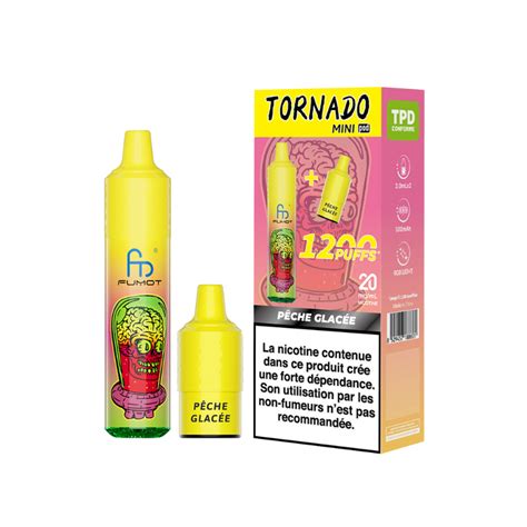 Kit Mini Tornado Randm 1200 Mars 2 Pods 2ml 20mg Fumot Adns
