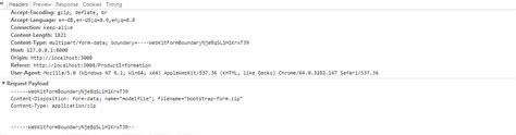 FormData Is Empty On Serverside