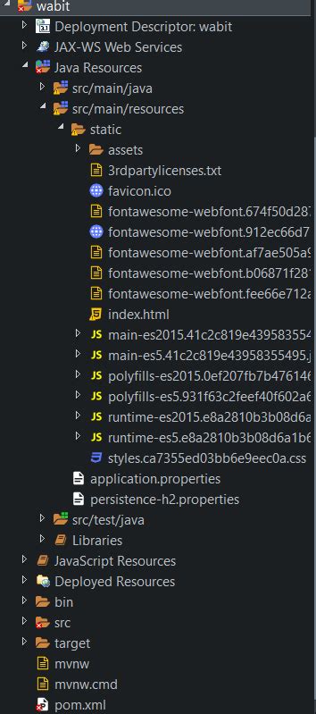 Java Deploy War File On Tomcat Of A Spring Boot And Angular App