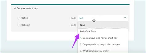 How To Add Branching In Microsoft Forms