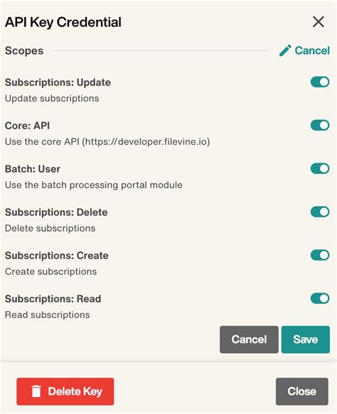 API Credentials Filevine Help Center
