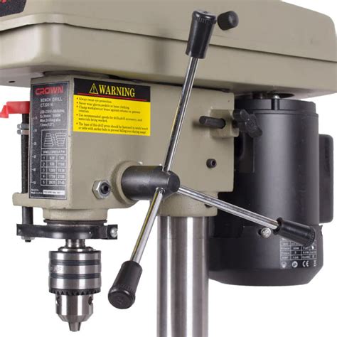 Crown 12hp Bench Drill Press 13mm Ct32014 Gigatools Industrial