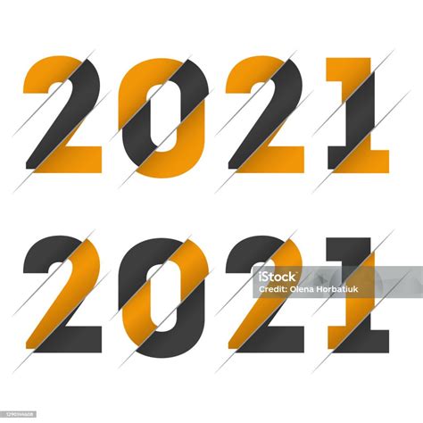 2021 년 새해 배너 3d 밝은 색상 물결 모양으로 종이 컷 번호 최소한의 커버 디자인 크리스마스 전단지 인사말 카드 브로셔에